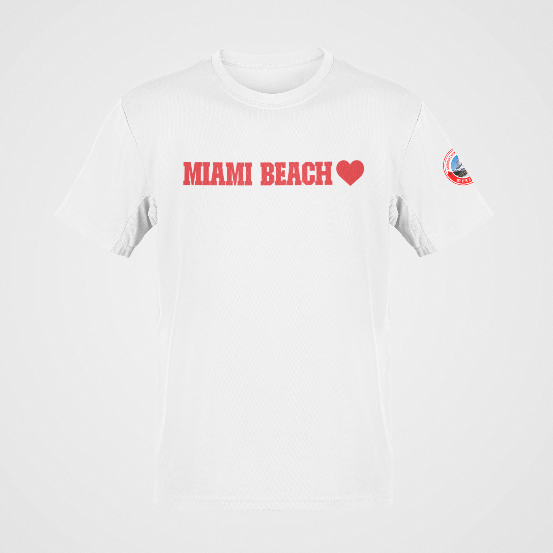 Miami Beach White T-Shirt